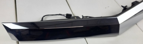 Chromowana listwa podświetlenia tablicy + instalacja + klamka bagażnika ...